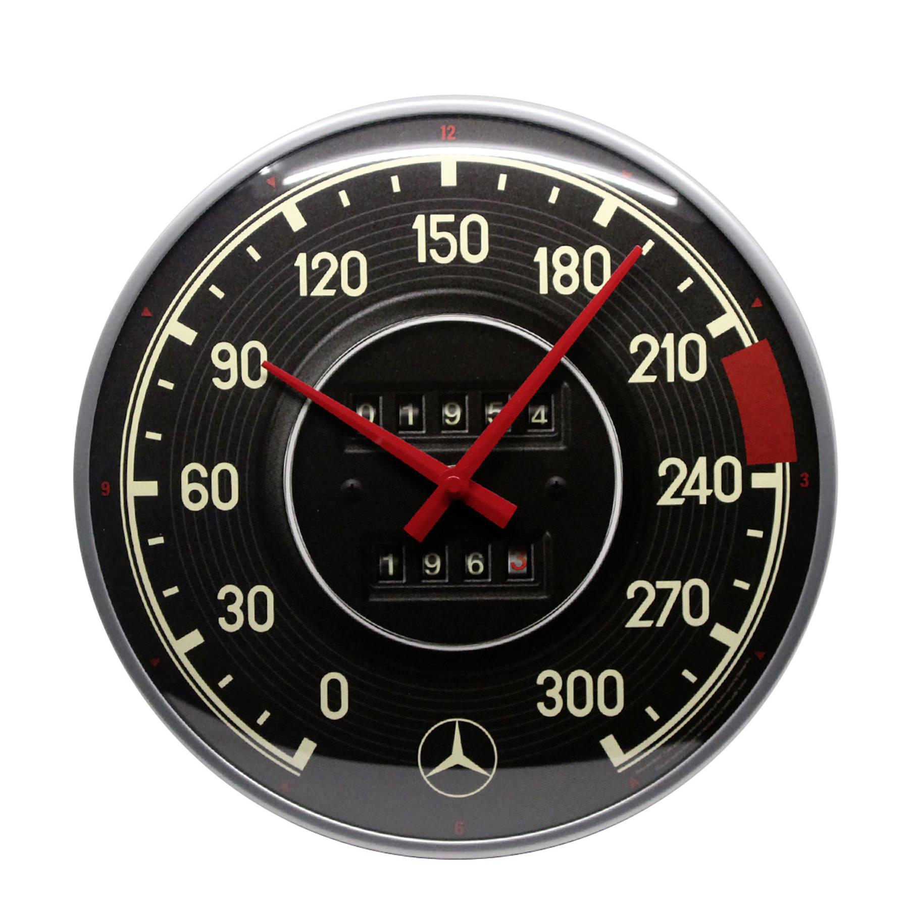 Mercedes-Benz wall clock - Moto Garage Malta