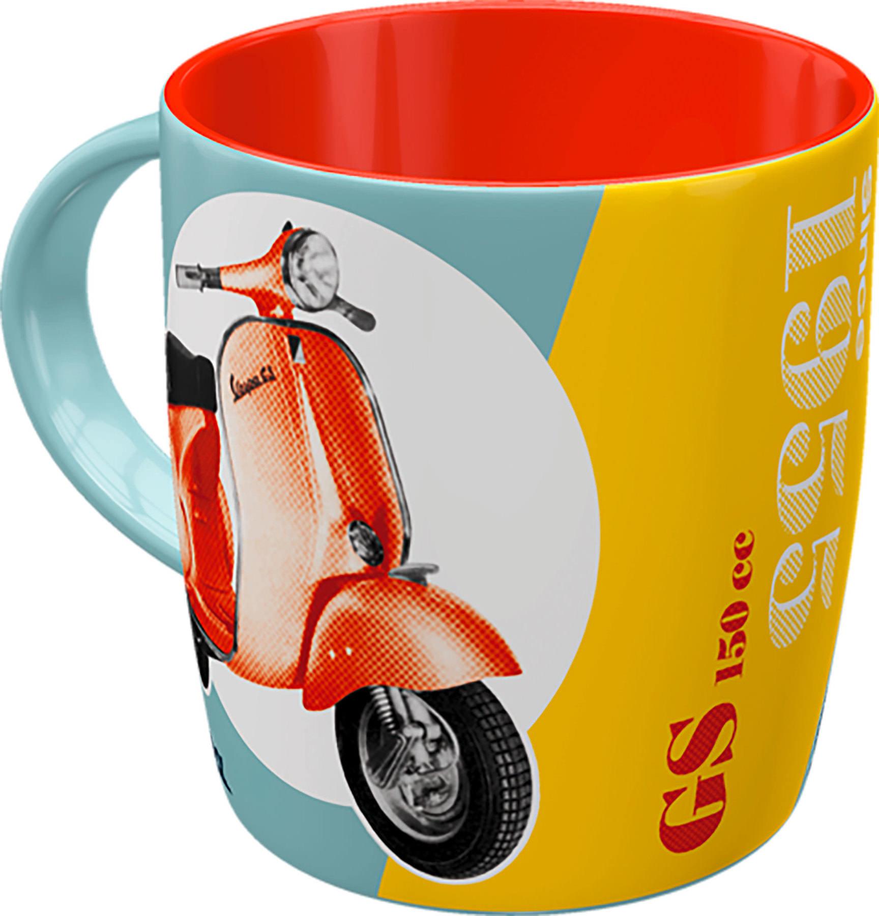 Vespa GS ceramic mug - Moto Garage Malta