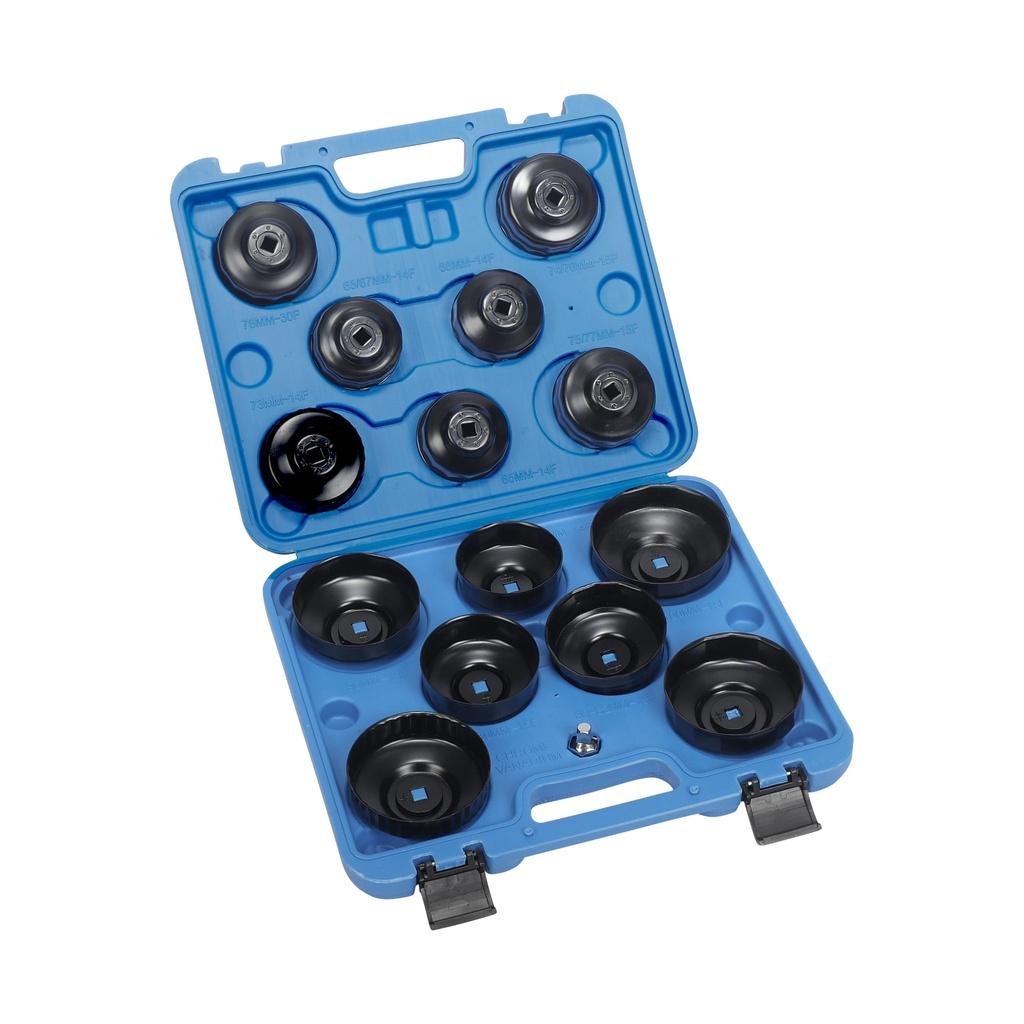 Cup filter wrench set 15 pieces - Moto Garage Malta