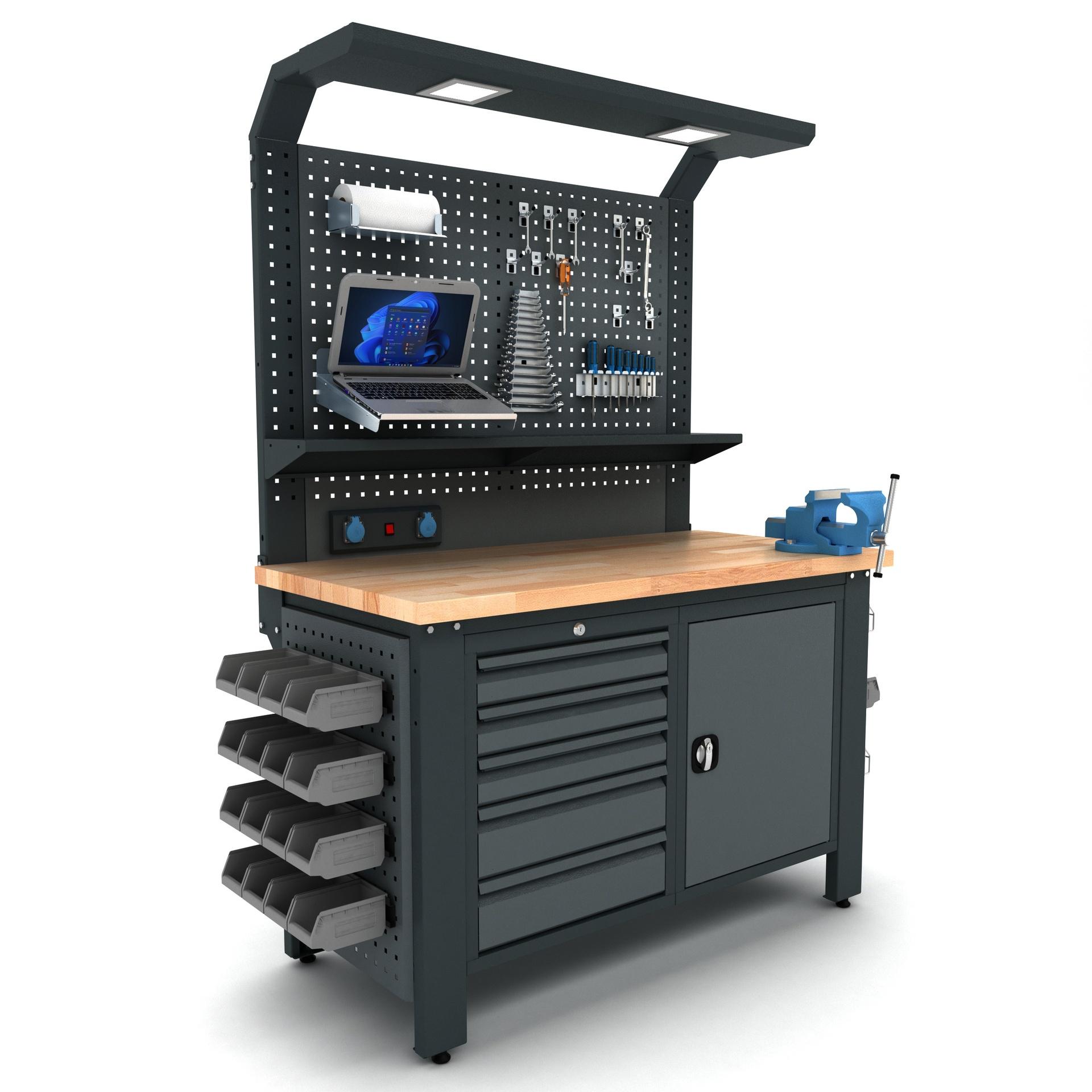 Bullram industrial workbench - Moto Garage Malta