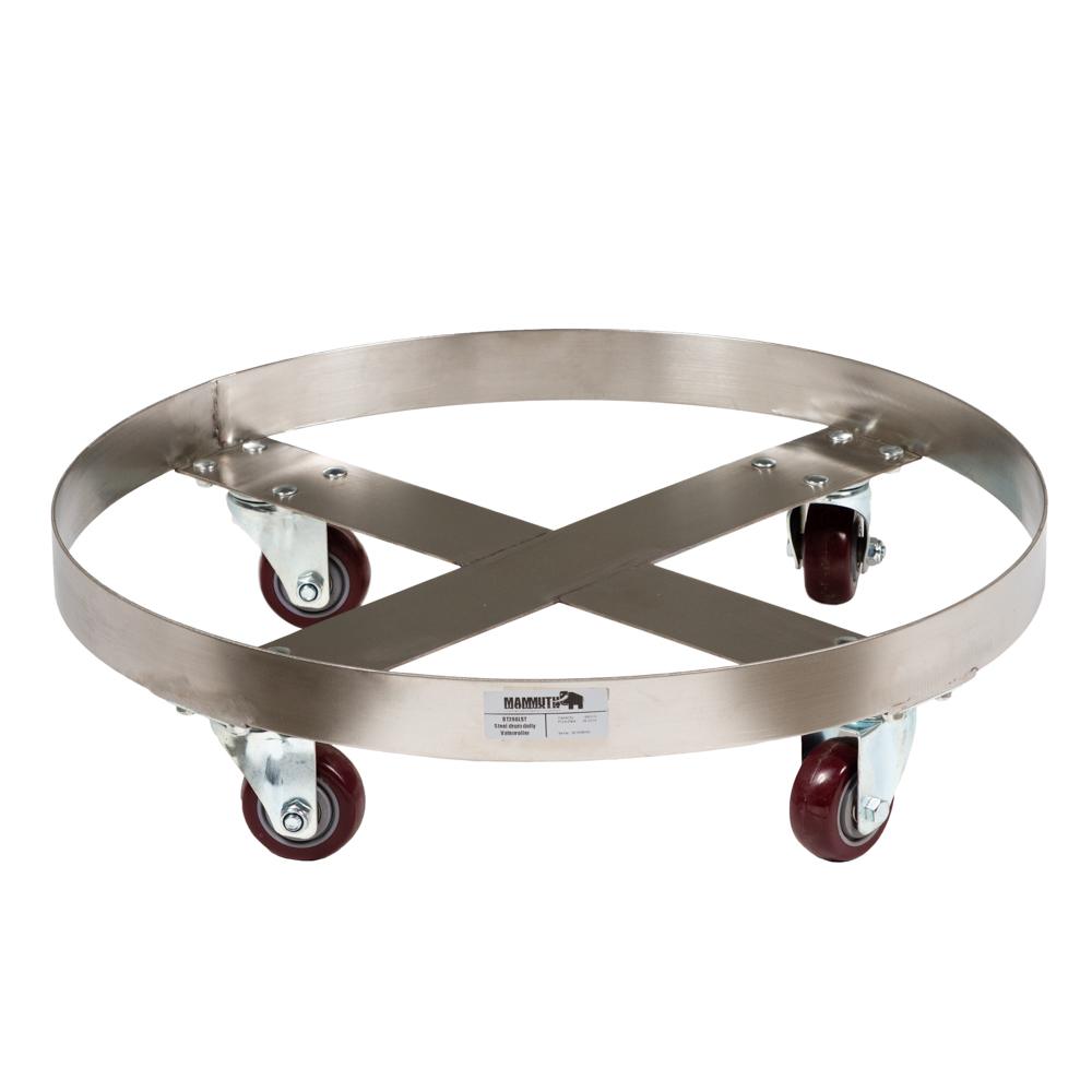 Drum trolley stainless steel 200L drums - Moto Garage Malta