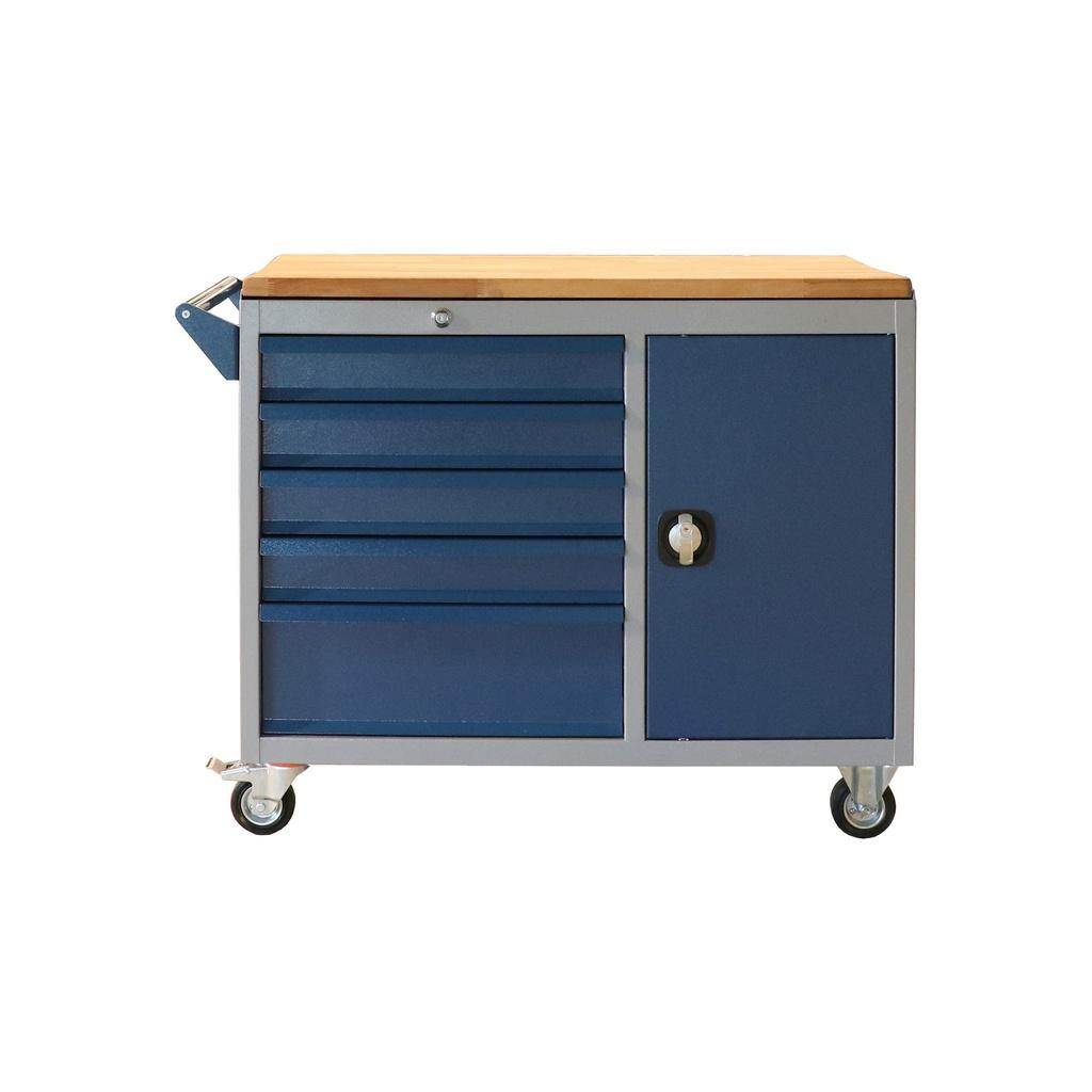 Tool trolley 5 drawers 1 door - Moto Garage Malta