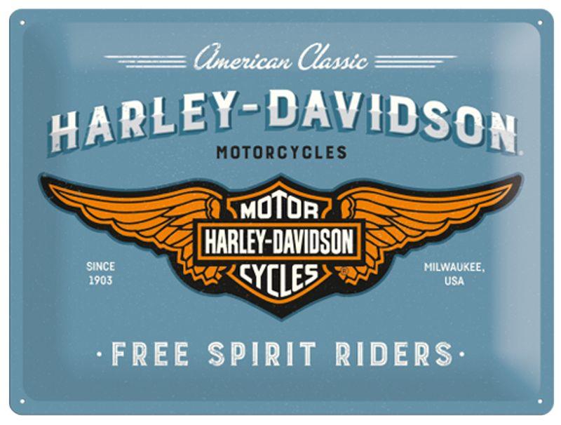 Harley-Davidson metal sign - Moto Garage Malta