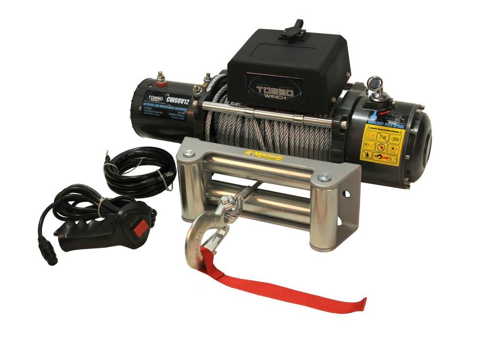 Electric winch 12V 8000lbs - Moto Garage Malta