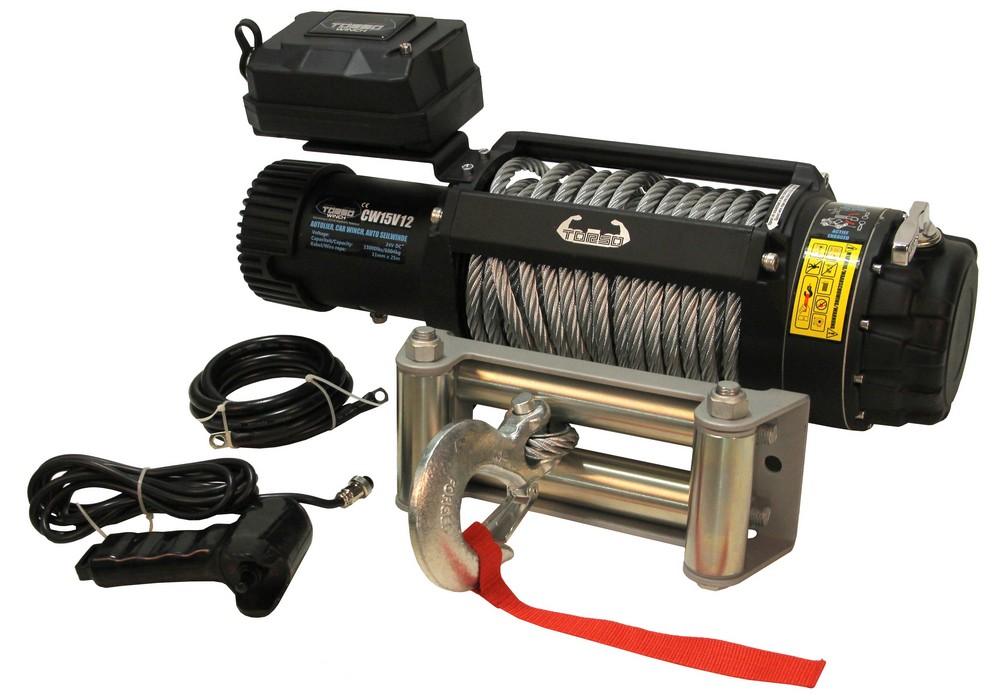 Electric winch 12V 15000lbs - Moto Garage Malta