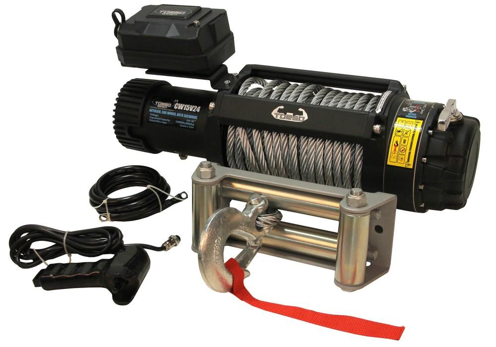 Electric winch 24V 15000lbs - Moto Garage Malta