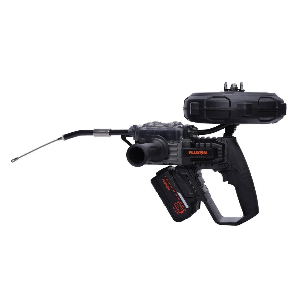 Cordless wire puller 2x 4.0Ah battery + charger 80kg 20m - Moto Garage ...