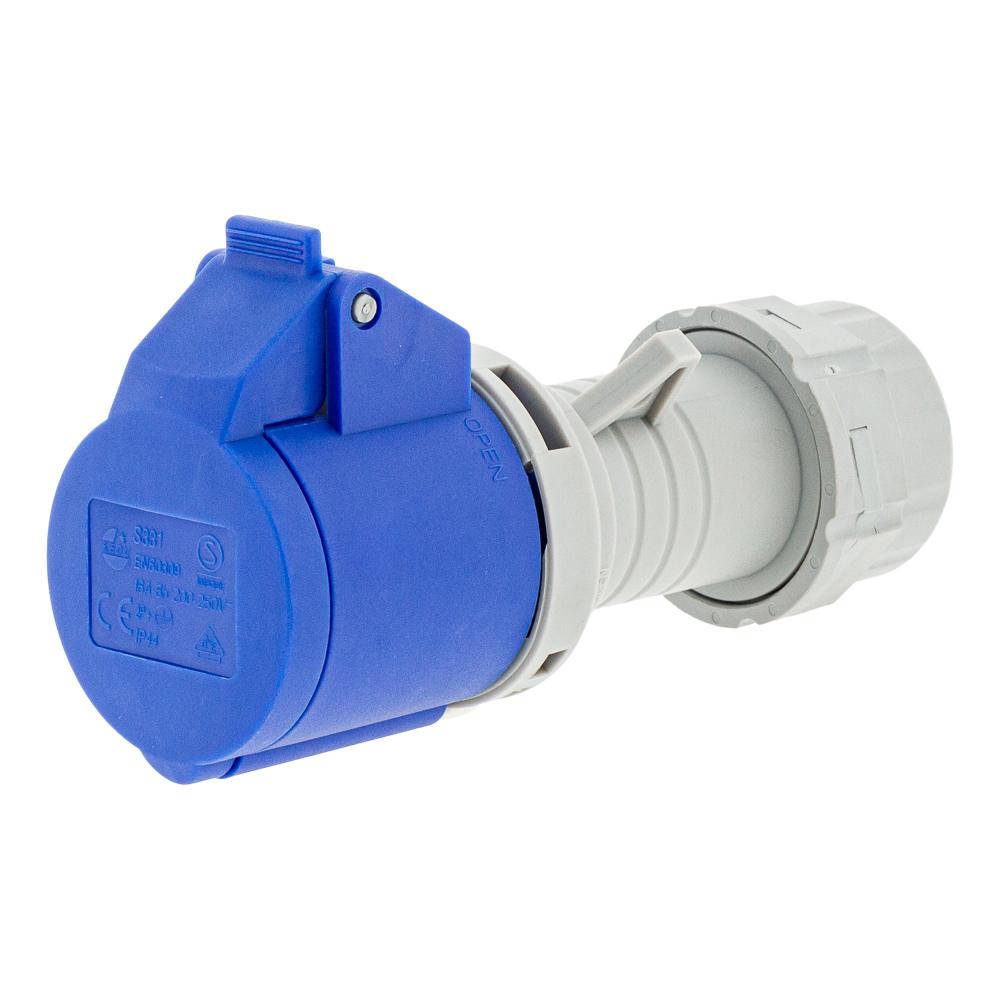 CEE industrial socket 3 pin 16A - Moto Garage Malta