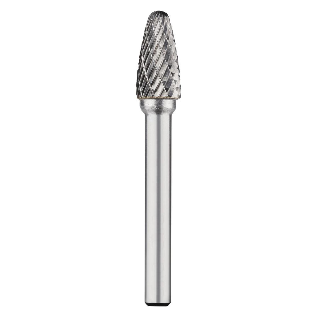 Tungsten carbide burr shape F 9.6 x 19 x 6 x 64mm - Moto Garage Malta