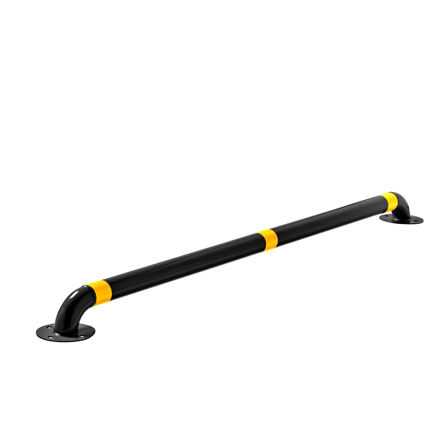 Iron wheel stopper ø60 black - Moto Garage Malta