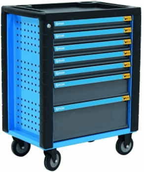 Tool trolley with tools, 247pc, 7 drawers - Moto Garage Malta