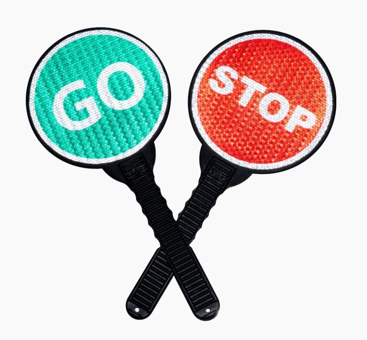 GO and STOP sign - Moto Garage Malta